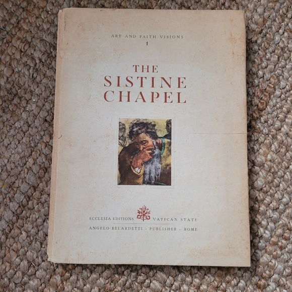 Other | Vintage Sistine Chapel Art Book | Poshmark